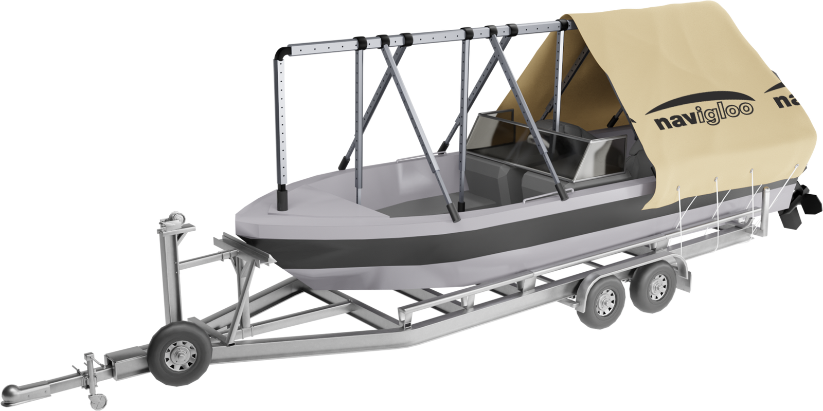 Navigloo Pêche Plaisance 14-18½ avec toile 15x26 pi